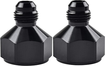 2Pcs 8AN Female to 6AN Male Flare Reducer Fitting Fuel Cell Bulkhead ...