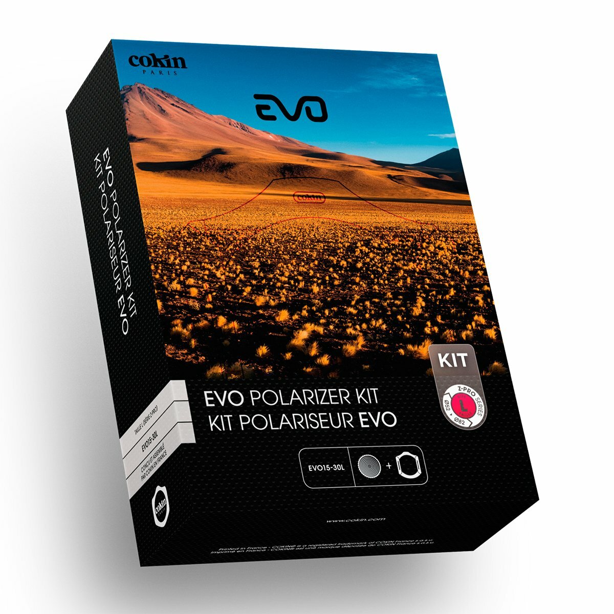 COKIN EVO FILTER HOLDER SYSTEM L (Z) SERIES + 105MM C-PL KIT (EVO15-30L ...