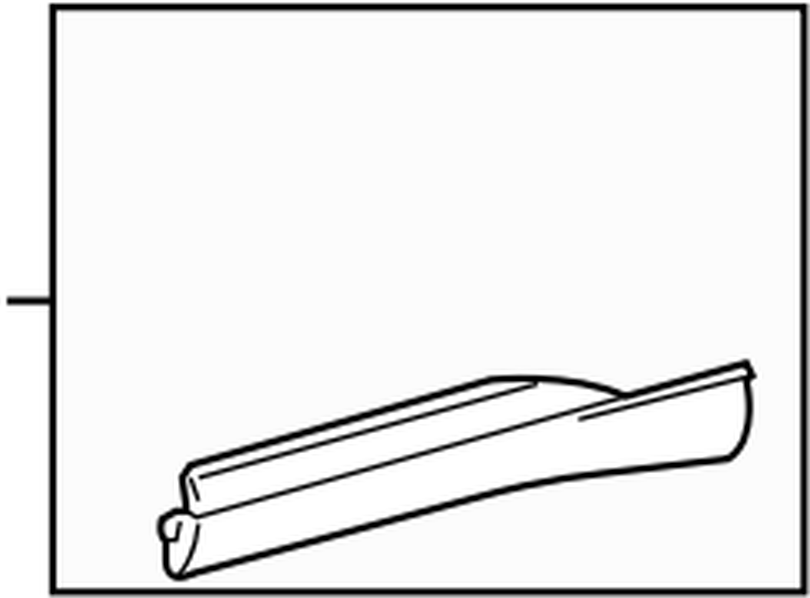 75075-48070 Toyota Moulding sub-assy, rear door, outside rh 7507548070 ...