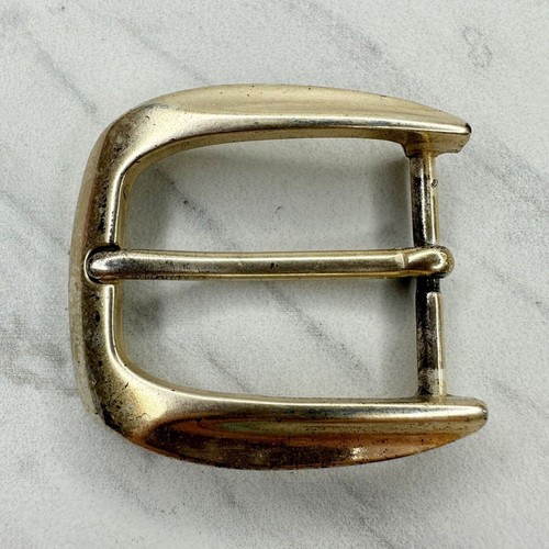 Vintage Silver Tone Simple Basic Belt Buckle | eBay