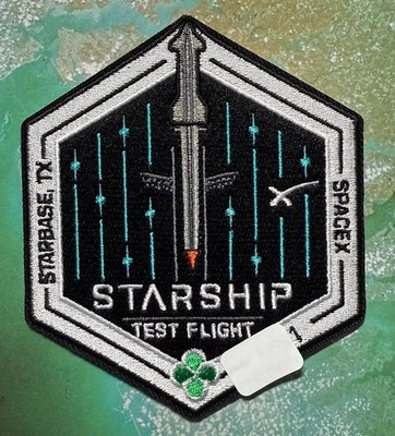 STARSHIP TEST FLIGHT AUTHENTIC SPACEX EMPLOYEE NUMBERED & X MARKED ...