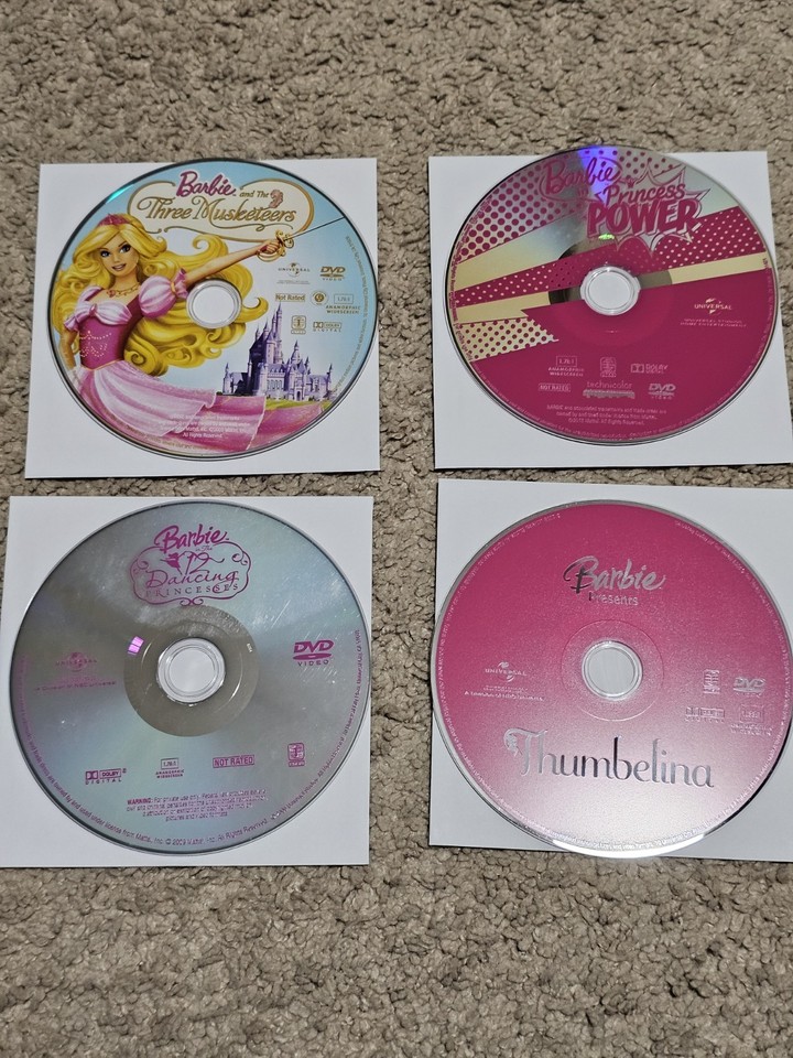 Barbie DVD Collection - 14 Movie Bundle - Discs Only | eBay