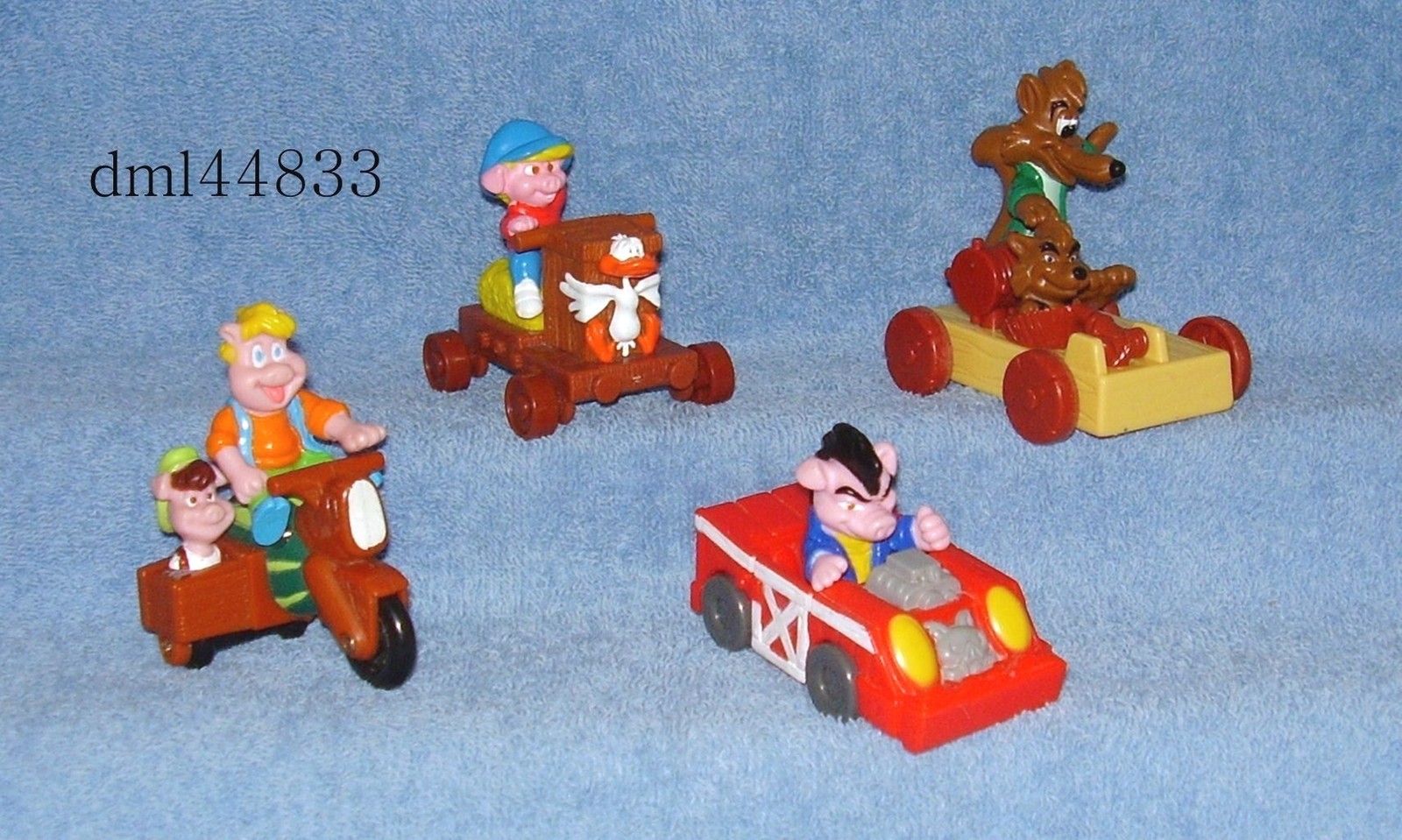 1991 McDonalds Piggsburg Pigs Complete Set - Lot of 4, Boys & Girls, 3 ...