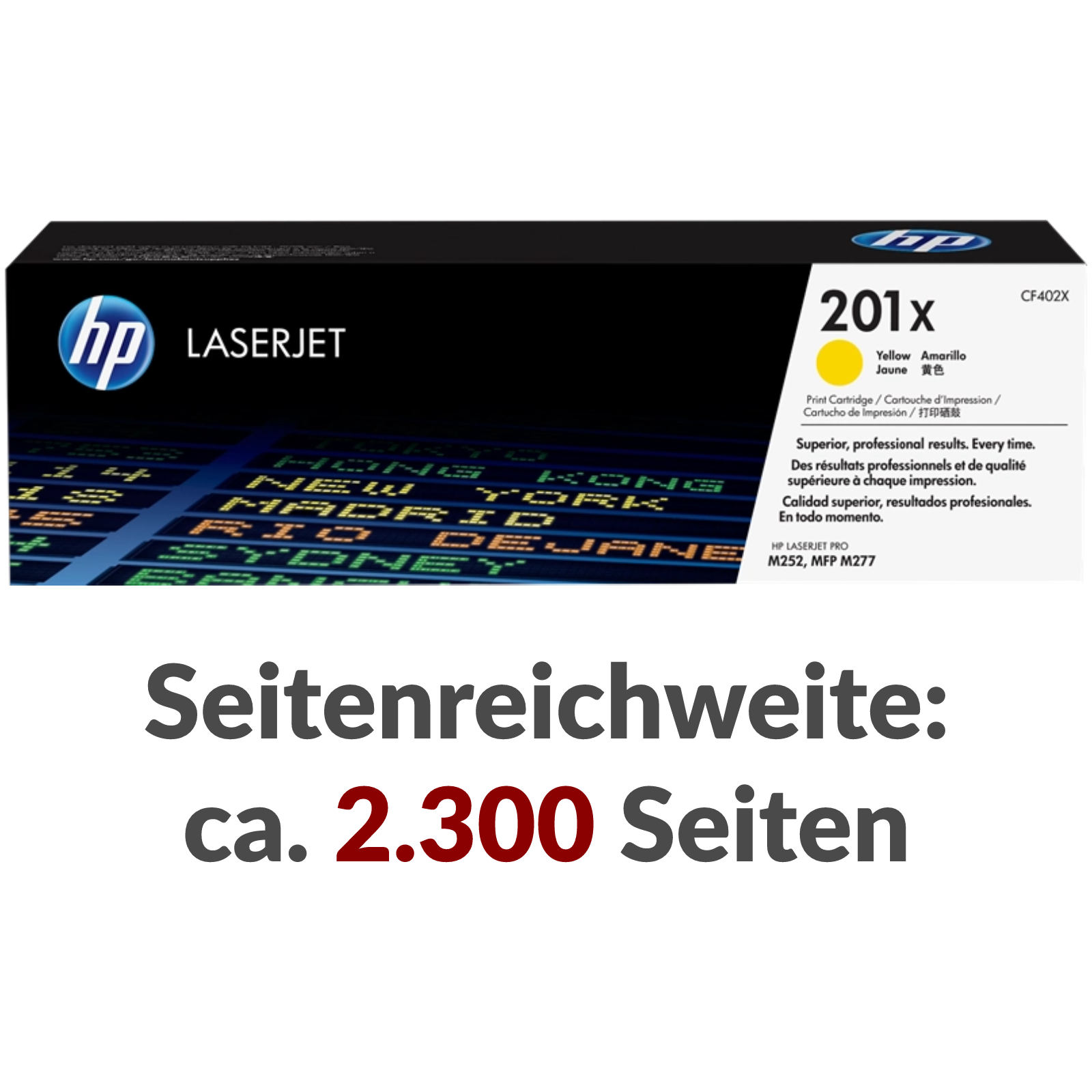 Original HP 201 A HP 201 X Original Toner LaserJet Pro M252dw MFP M274n ...