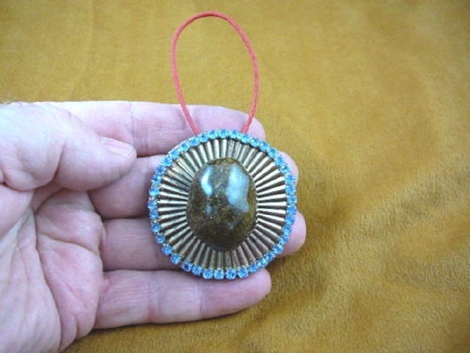 (PP4-31) Real MOOSE POOP doo turd nugget round PENDANT crappy Christmas ...