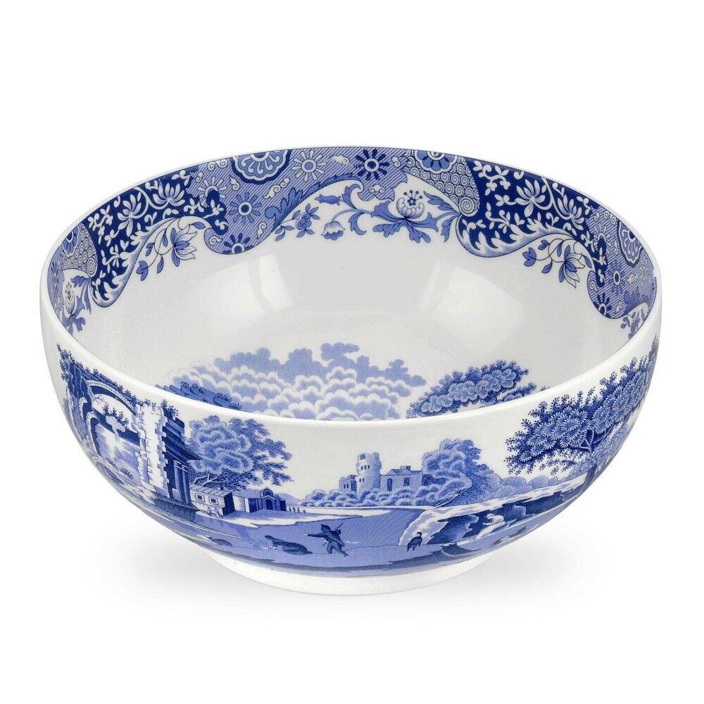 Spode Blue Italian - Round Bowl - 27cm | eBay