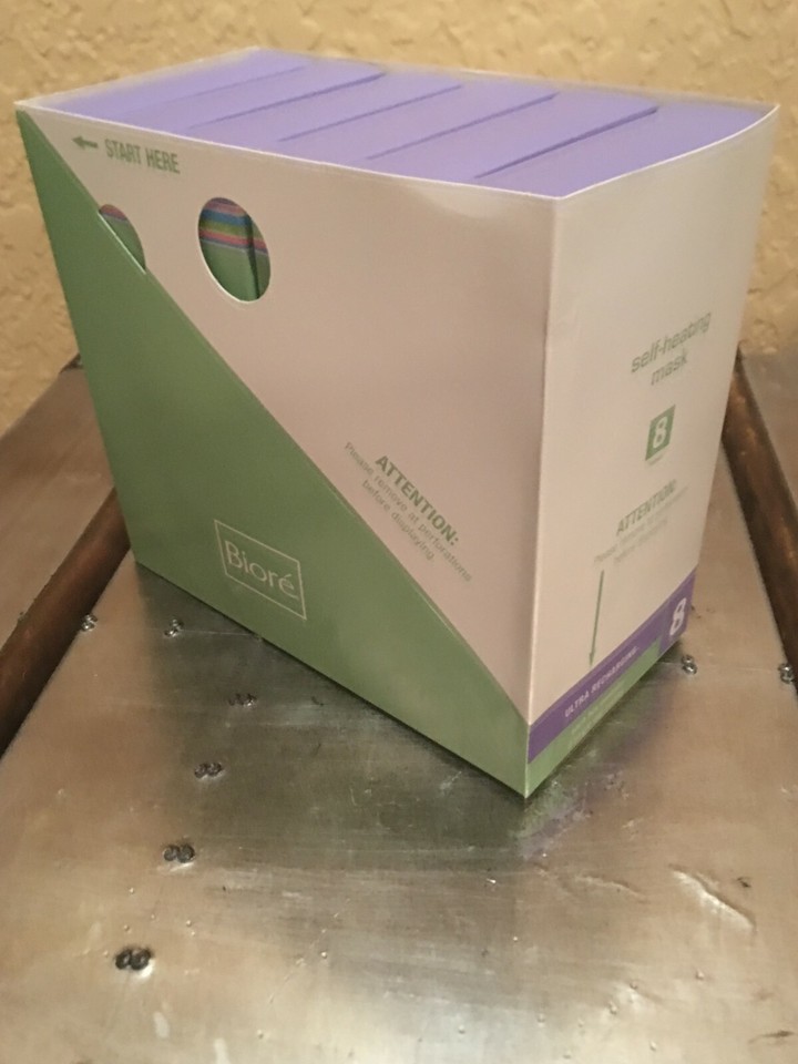 Biore Purify Self Heating Mask Ultra Recharging 8 Masks Per Pack | eBay