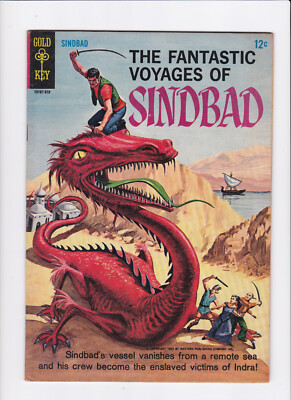 FANTASTIC VOYAGES OF SINDBAD #1 [1965 FN/VF] "PRISONERS OF INDRA" GOLD KEY | eBay