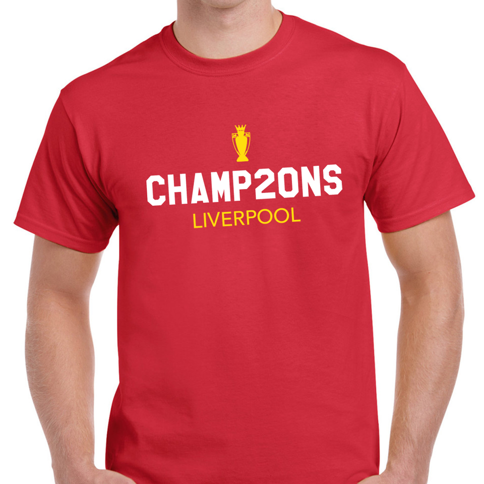 Liverpool Champions 2025 20 times Tshirt LFC Gift. | eBay UK