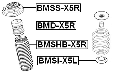 LOWER SPRING MOUNT - For BMW X5 E53 1999-2006 OEM 33531093785 | eBay