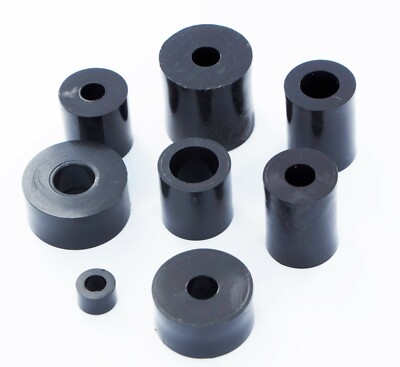 Black Nylon Plastic SPACERS Standoff Washer M3 M4 M5 M6 M8 M10 or M13 ...
