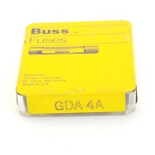 PACK OF 4 NEW COOPER BUSSMANN GDA-4A FUSES GDA4A | eBay