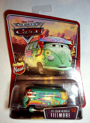 DISNEY PIXAR'S WORLD OF CARS SERIES NEW PIT CREW MEMBER FILLMORE ...