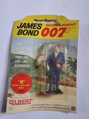 James Bond 007 SEALED No. 5 “M” Bonds Brilliant Boss Vintage 1965 ...