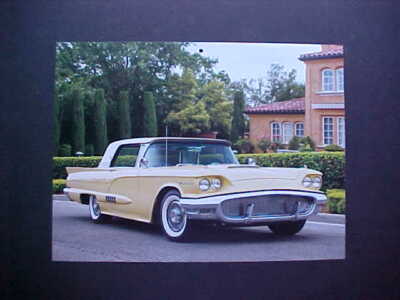 1959 Ford THUNDERBIRD full-color photo from mint NOS calendar--nice '59 ...