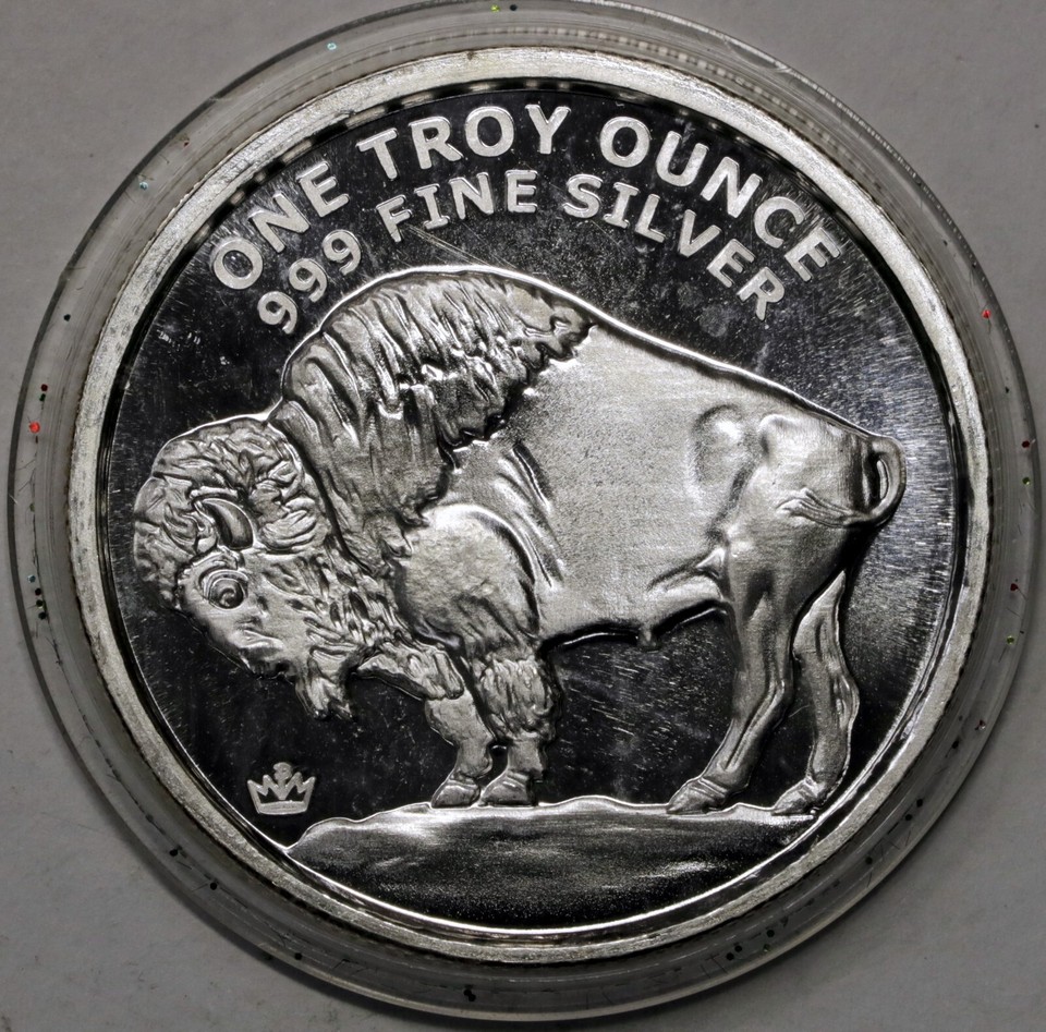 Liberty One Troy OZ .999 Silver . In Head.Coin in key#219 | eBay