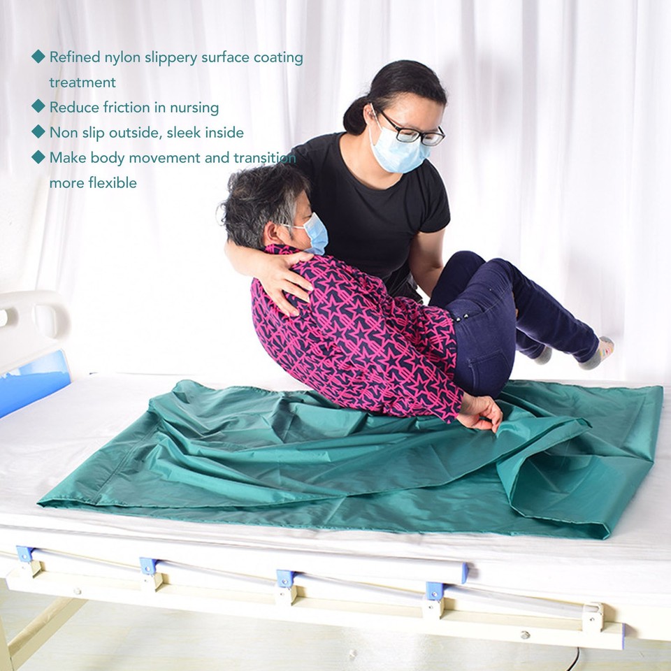 95x75cm Patient Slide Sheet Washable Nylon Fabric Hospital Bed Sheets ...