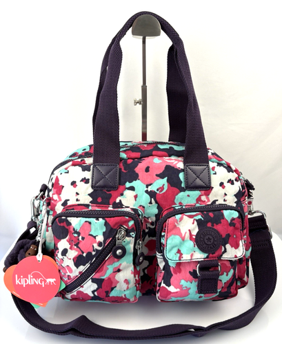 Kipling 'Defea' Large Shoulder/Hand Bag - Flower Print - New With Tags ...