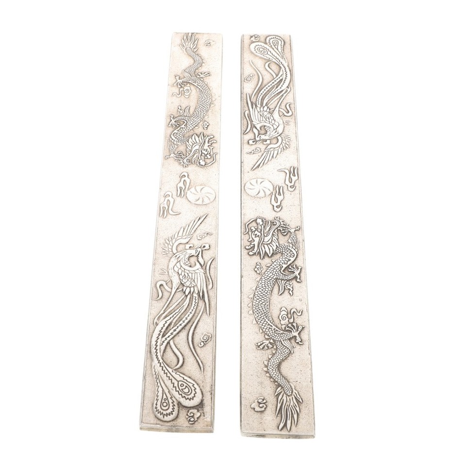 Bronze Calligraphy Ruler Office Paper Weight Decorative Weights Chinese ...