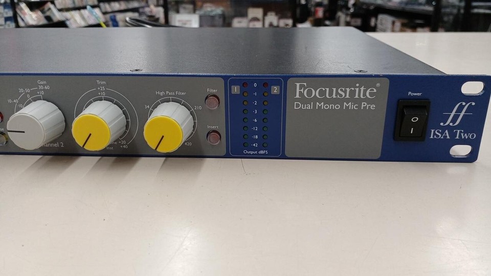 Focusrite ISA Two Dual Microphone Preamp Mic Pre 100V-240V Tested from ...