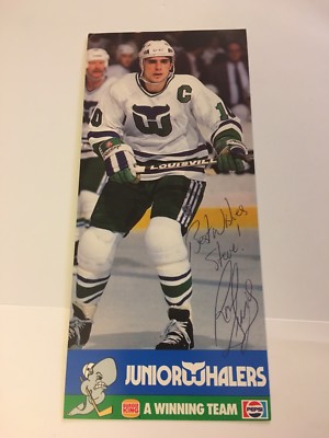 Ron Francis autographed Junior HARTFORD WHALERS card. NHL HOF 2007 | eBay