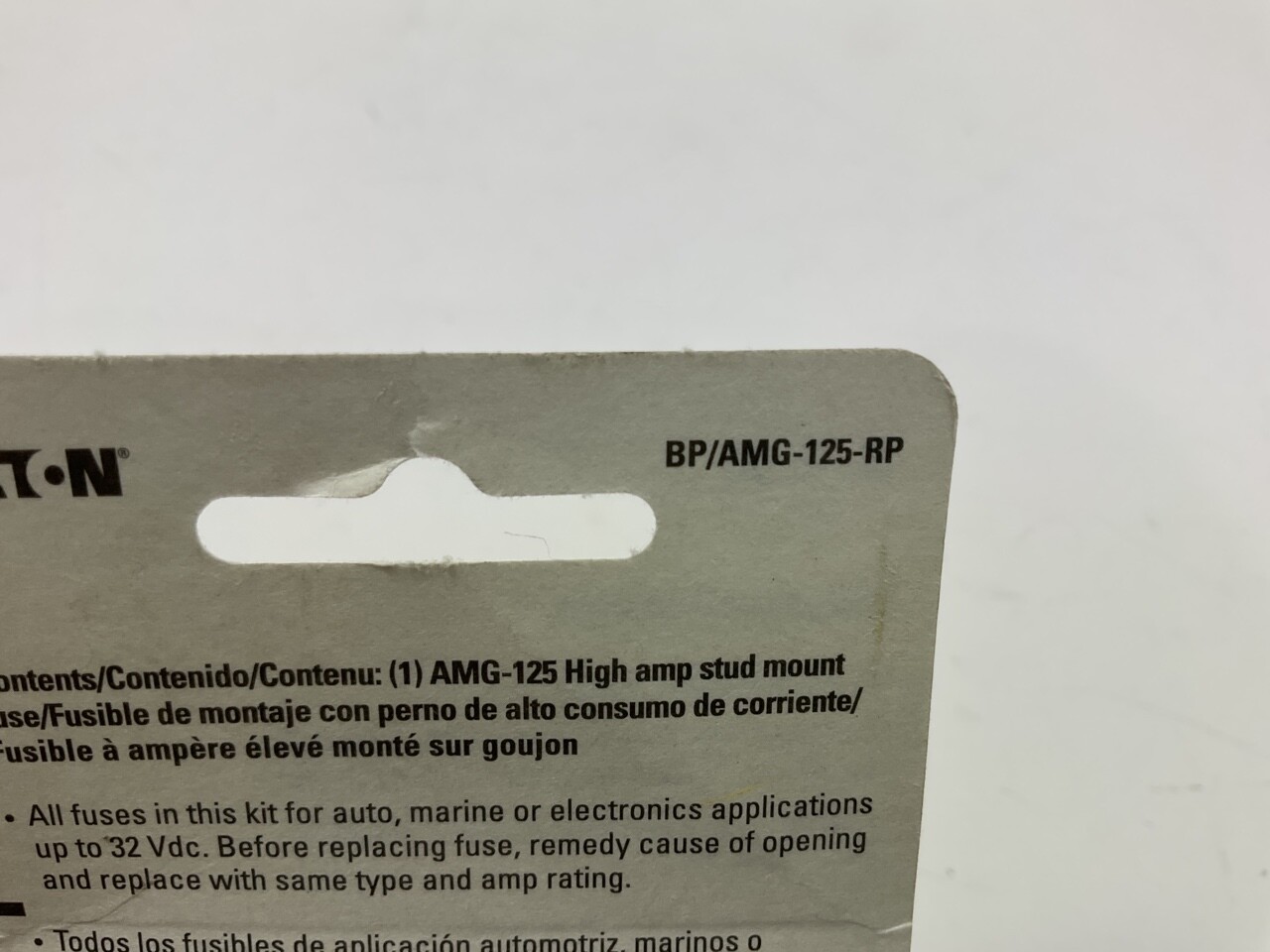 Bussmann BP-AMG-125-RP AMG High Current Stud Mount Fuse (125 Amp Rating ...