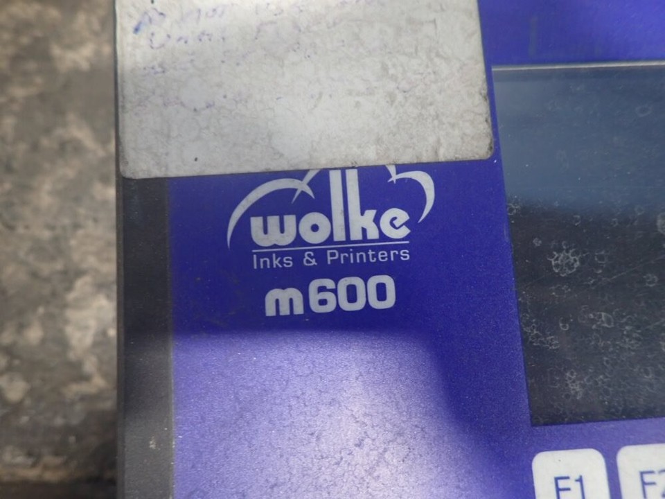WOLKE m600 VIDEOJET PRINT CONTROLLER 115VAC/100W Version 1.21 - S/N ...