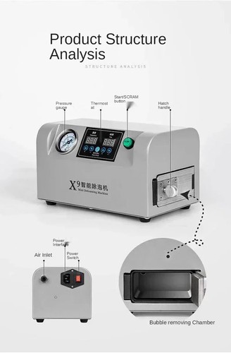 Explosion Proof Mini Bubble Remover LCD Screen OCA Autoclave Debubble ...