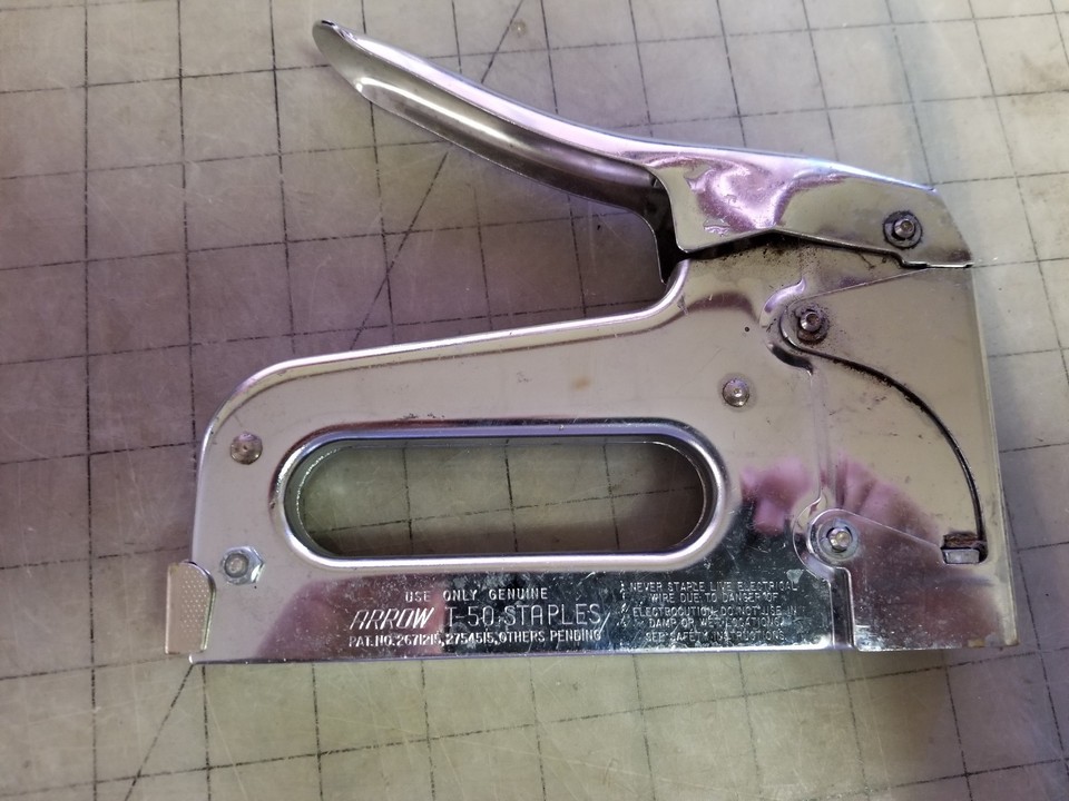 Arrow Fastener T-50P Stapler Staple Gun USA Good Working Condition | eBay