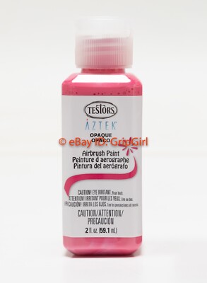 1x Bottle TESTORS AZTEK Airbrush Paint Water Based Acrylic 9447 Opaque ...