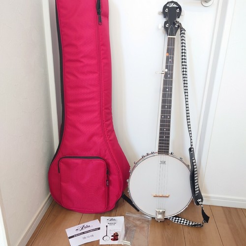 REMO Open Back Banjo SB-10-OB Aria Made by Remo W/Special case Japan ...