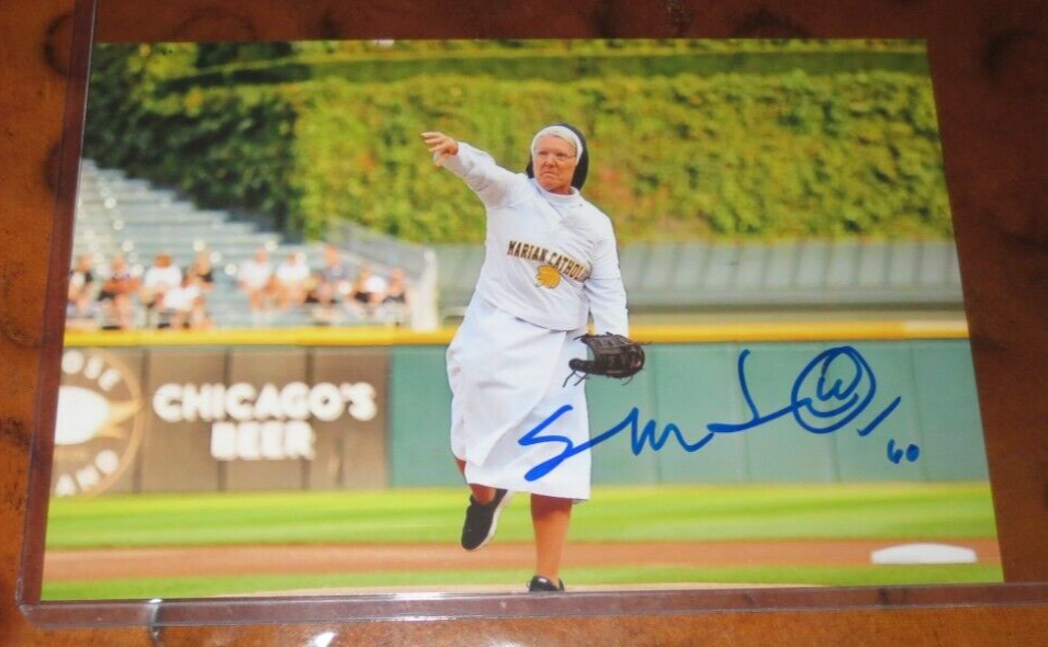 Sister Mary Jo Sobieck Nun baseball pitcher signed autographed photo ...