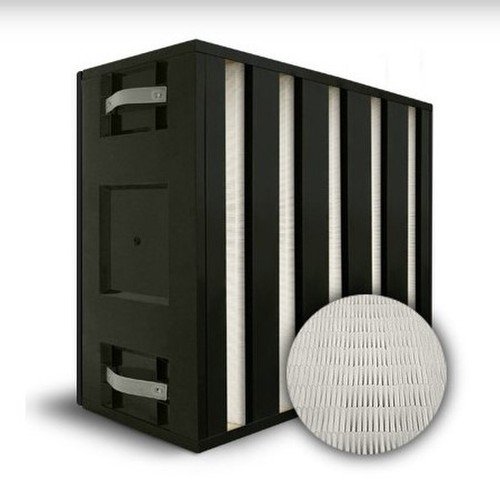 Air Filters Inc. BlackBOX 24"x24"x12" 5 V-Bank HEPA 99.999% Air Filter ...