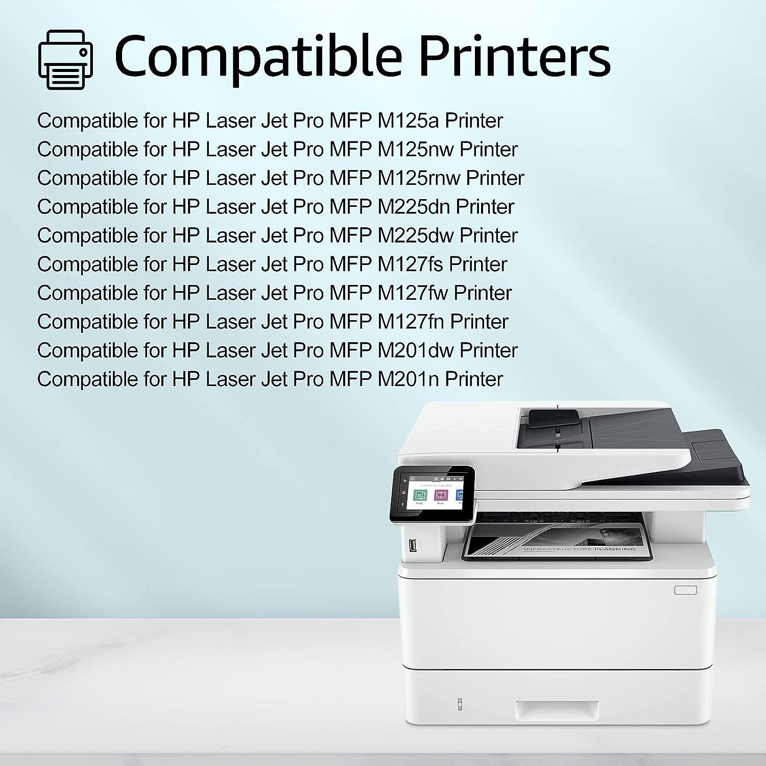 10PK Toner Cartridge CF283A(83A) Fits For HP LaserJet Pro MFP M125a ...