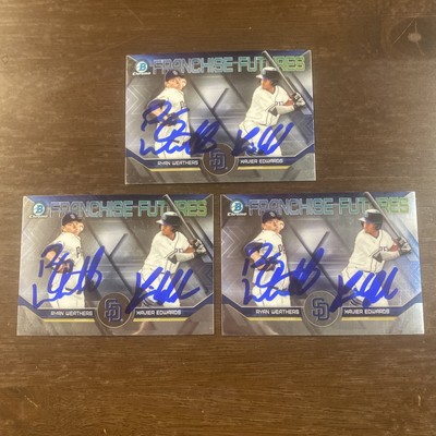 Ryan Weathers / Xavier Edwards Duo Autographed “ Franchise Futures ...