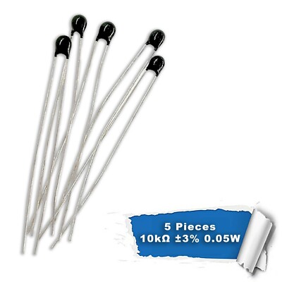 5psc NTC Thermistor 10k MF52-103 temperature sensitive resistor | eBay UK