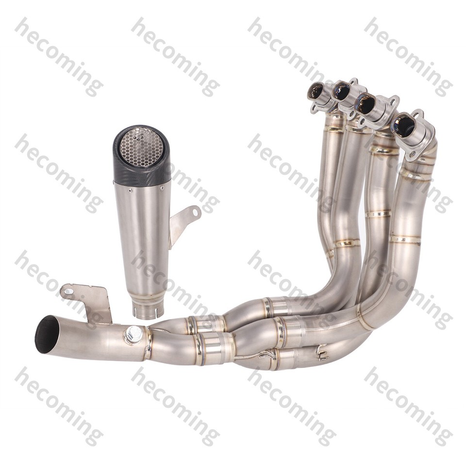 Full Titanium Exhaust Pipe System For Kawasaki Ninja H2 H2R H2SR Carbon ...