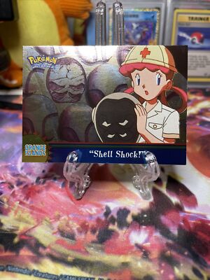 2000 Pokemon Topps Pokemon TV Orange Islands Shell Shock Foil #OR6 NM ...