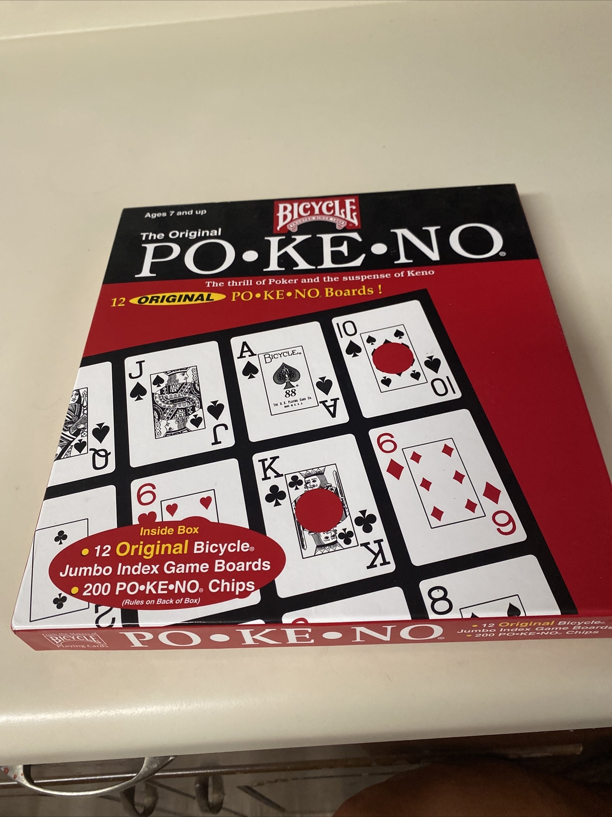 Bicycle Po-Ke-No Card Game Jumbo Index Game Boards ~ Complete ...