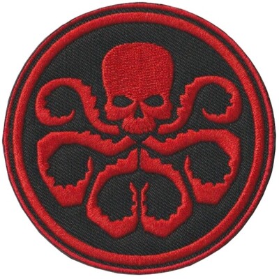 Marvel Comics' Hydra Logo Iron On embroidered Patch (our ref LB73 ...