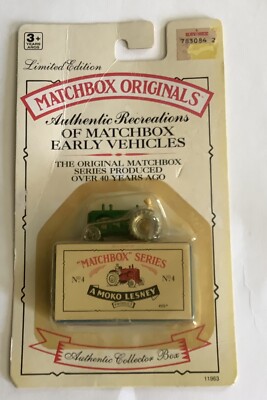 Matchbox Die Cast Matchbox Originals (Recreation) No. 4 Farm Tractor | eBay
