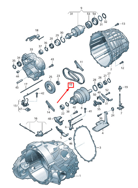 AUDI A4 AVANT B8 AUTOMATIC TRANSMISSION DRIVE CHAIN 0AW331301B ORIGINAL ...