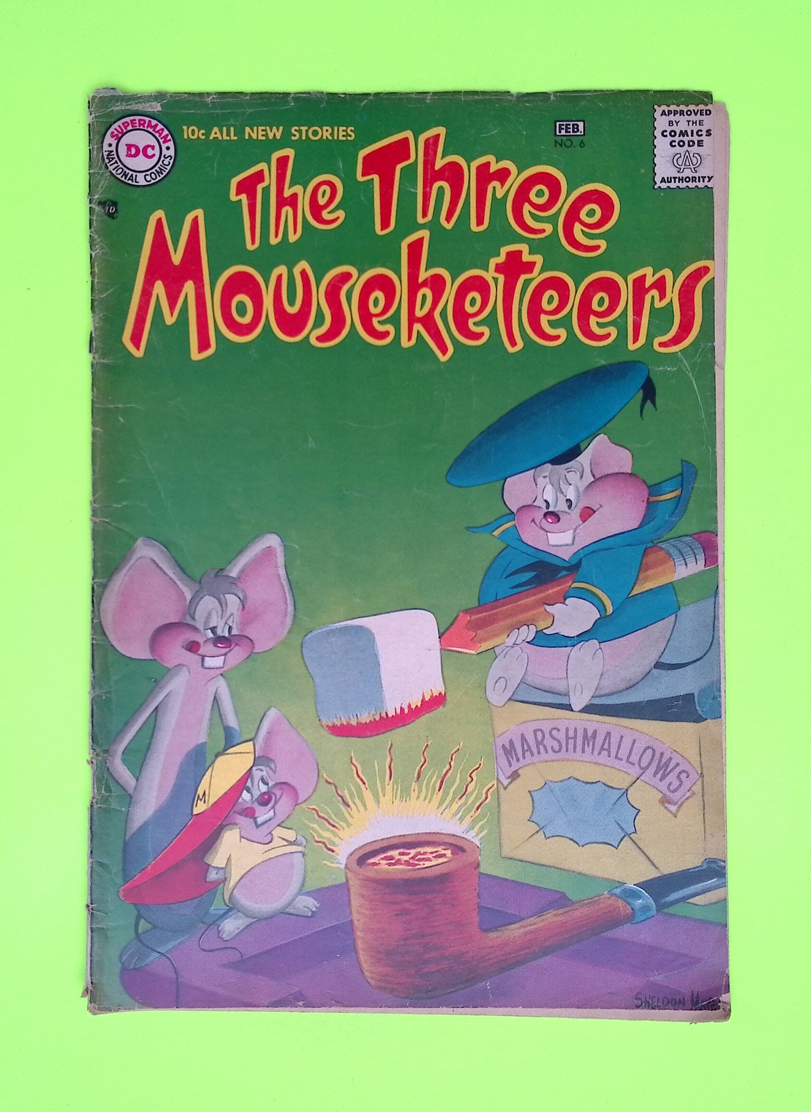 The Three Mouseketeers #6 Vol. 1 DC Comics Low Grade Comic Book K62-85 ...