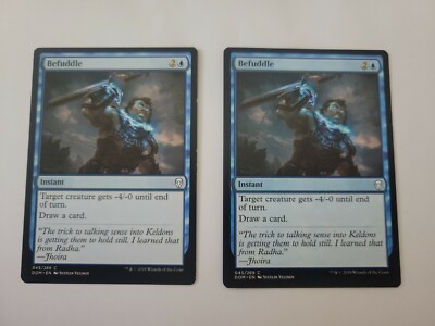 X2 2X MTG Befuddle Dominaria 45/269 Regular Instant Common Blue | eBay