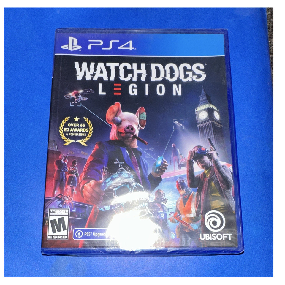 Ubisoft Watch Dogs: Legion PS4/ps5 upgrade Brand new New Factory Sealed ...