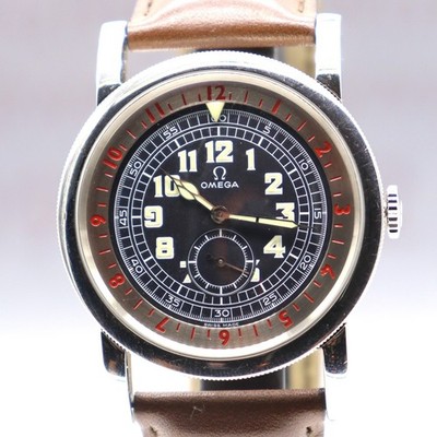 Omega Museum Collection 1938 Pilot watch re edition 40mm box papers ...