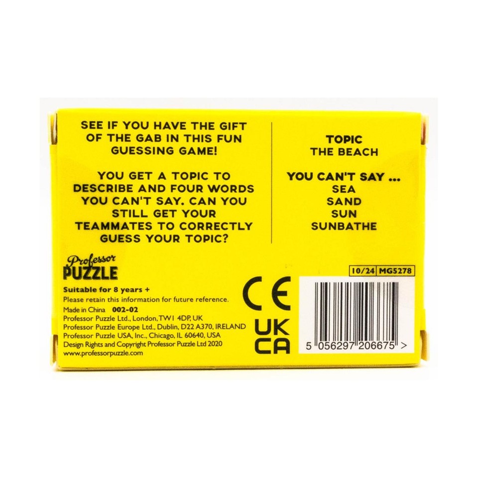 Professor Puzzle Mini Games Club Off Limits Box New | eBay