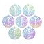 50pcs Colorful Vacuum Plating 201 Stainless Steel Filigree Pendants 23 ...