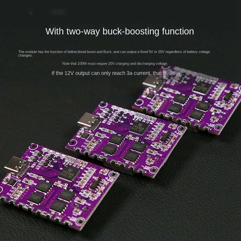 IP2368 Bidirectional PD 100W Fast Charging Module Type-C Interface ...