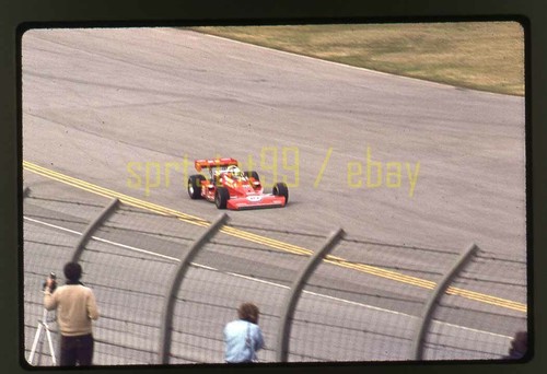 Rick Muther #10 Coyote/Foyt - 1975 USAC California 500 - Vtg 35mm Race ...